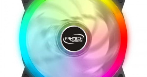 Fantech FC124 Turbine RGB Dual Side Illuminated Casing Fan
