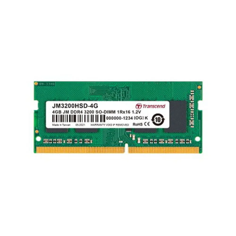 Buy Transcend 4GB JetRam DDR4 3200 MHz 1Rx16 Laptop RAM - Computech Store