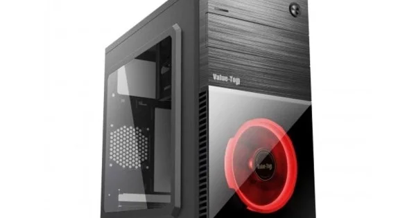 Value Top VT-R855-R Red LED ATX Desktop Casing (200W PSU)