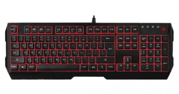 A4Tech Bloody Q135 Illuminate Red Backlit Gaming Keyboard