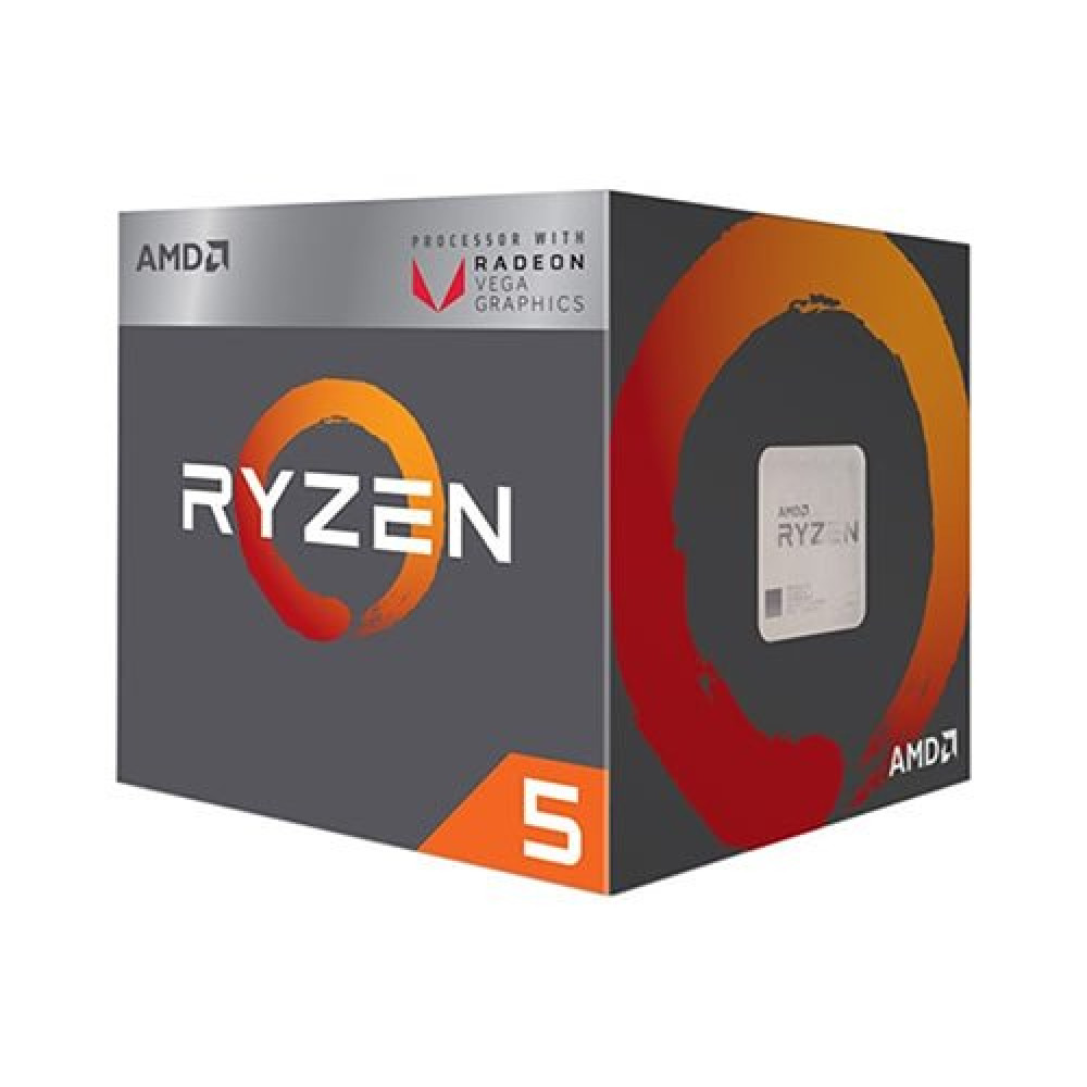 AMD RYZEN 5 2400G 4 CORE 8 THREAD PROCESSOR WITH RADEON RX VEGA 11 ...