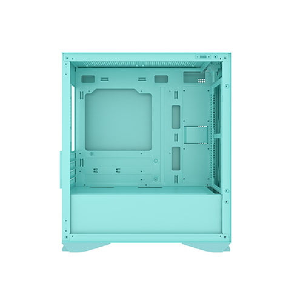 DarkFlash DLM22 Mint Green Micro ATX Computer Case