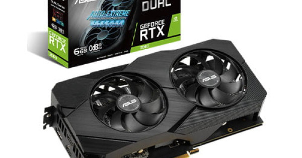 Asus Dual GeForce RTX 2060 EVO 6GB GDDR6 Graphics Card