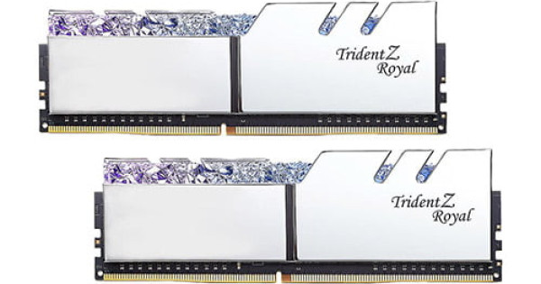 G.SKILL TRIDENT Z ROYAL SERIES 32GB (2X16GB) 3200MHZ RGB SILVER DDR4 RAM