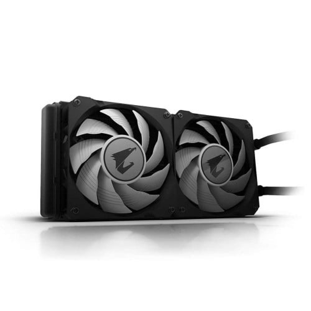 Gigabyte AORUS RGB AIO Liquid Cooler 240 with Circular LCD Display ...