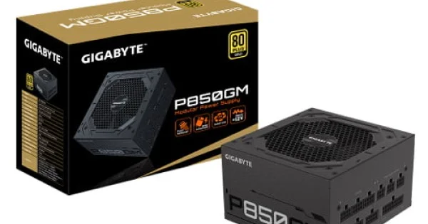 Gigabyte P850GM 850 Watt 80+ Gold Certified Power Supply