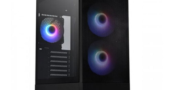 Lian Li LANCOOL 205 Mesh RGB ATX Mid Tower Gaming Case (Black)