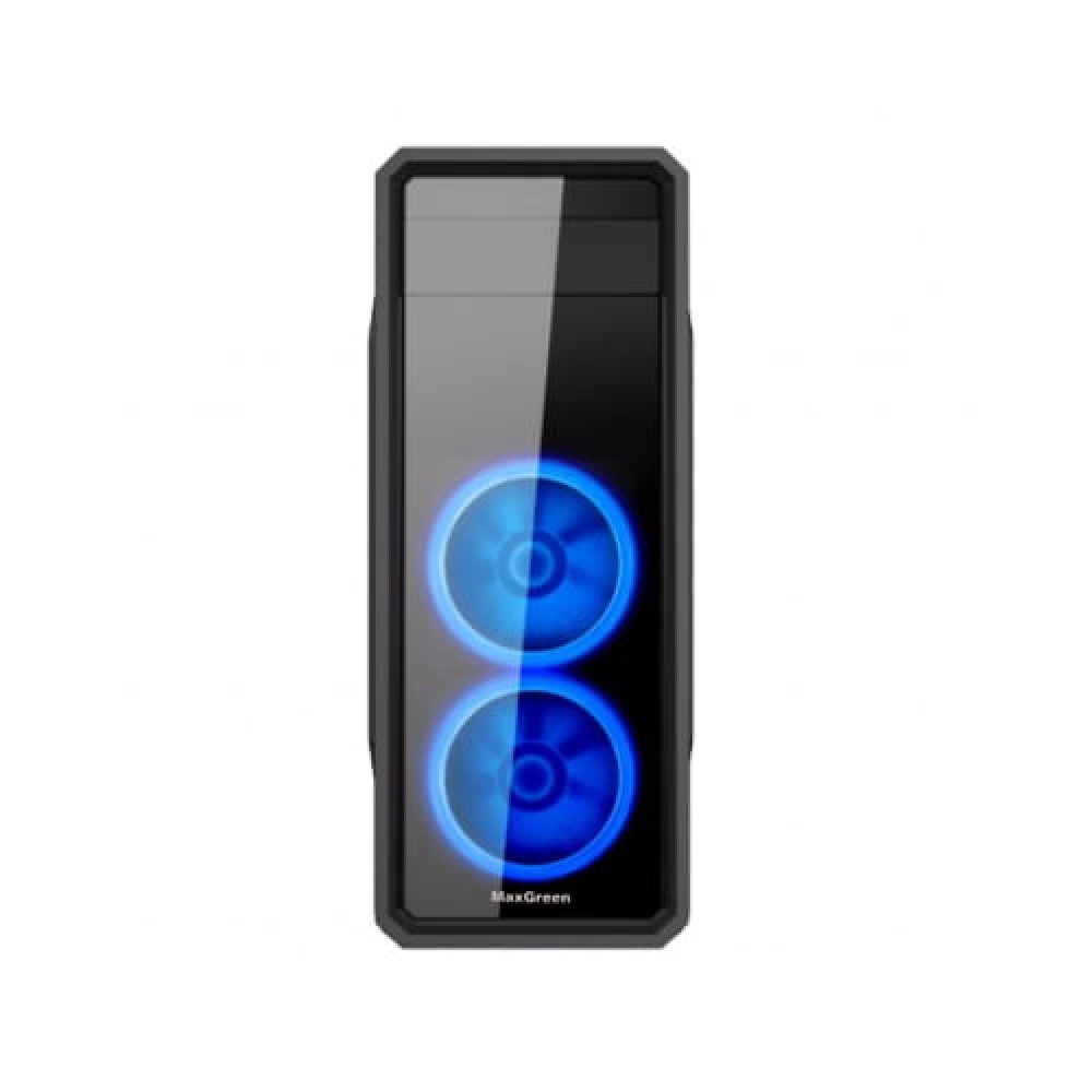 MaxGreen G561-F Blue Window ATX Casing