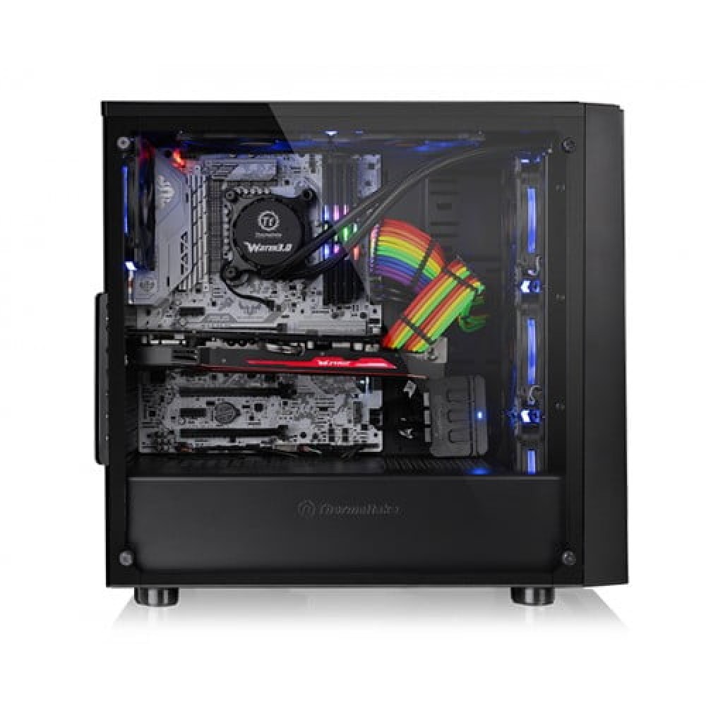 Thermaltake Versa J21 TG Mid Tower Chassis Black