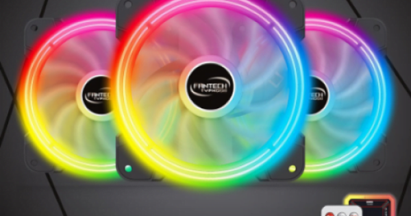 Fantech FB302 Turbine 120mm Three Fan Pack Case Fan