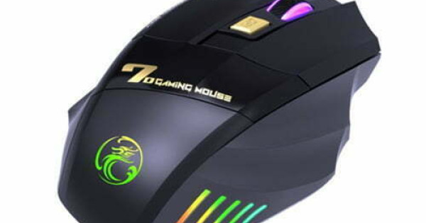 IMICE GW-X7 7 BUTTONS RECHARGEABLE RGB WIRELESS GAMING MOUSE