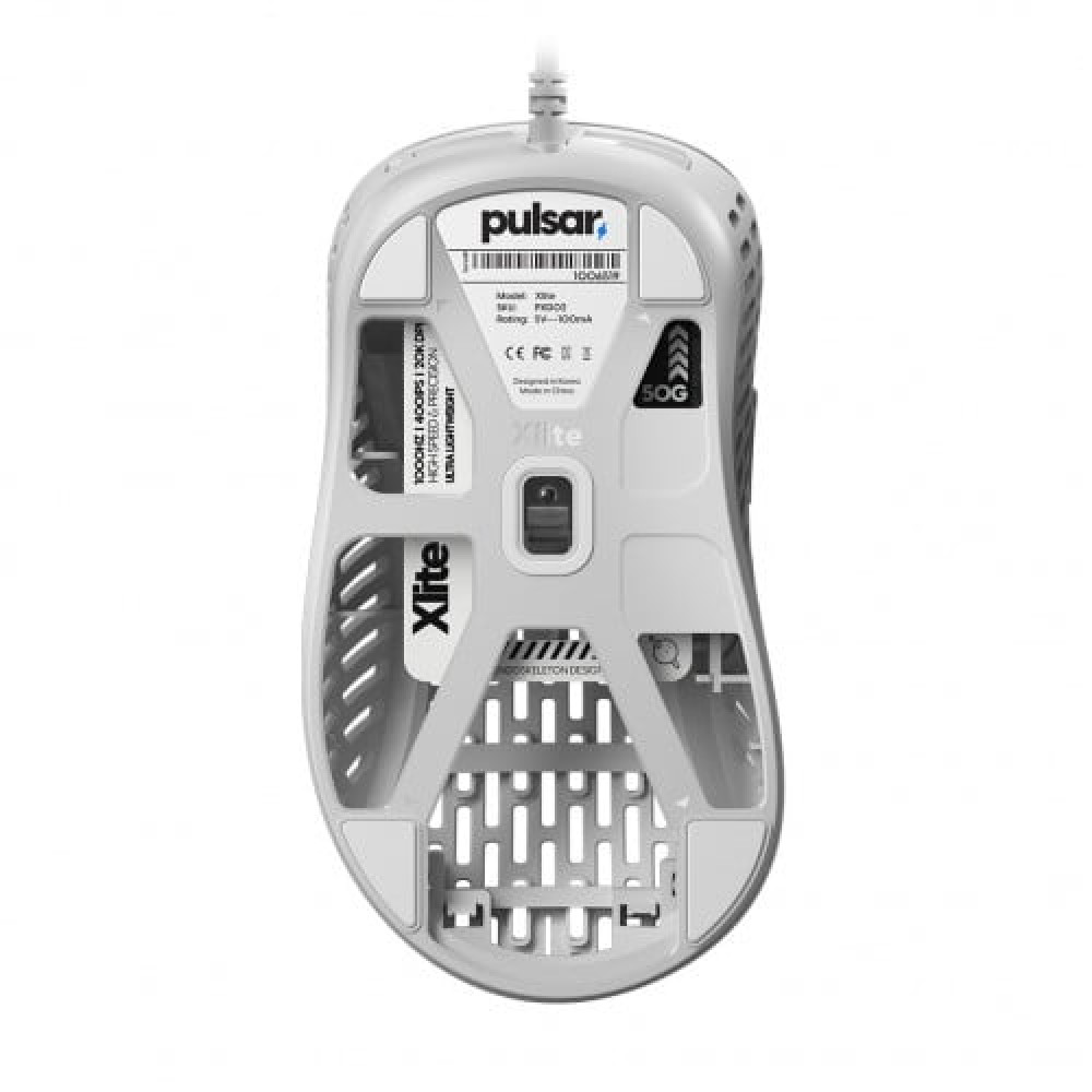 Pulsar Xlite Ultralight Wired Value Pack Mouse (White)