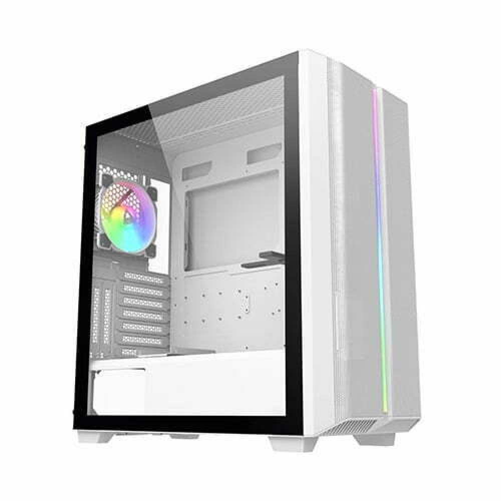 Montech Sky One High-End ARGB ATX Mid-Tower Gaming Case (White)
