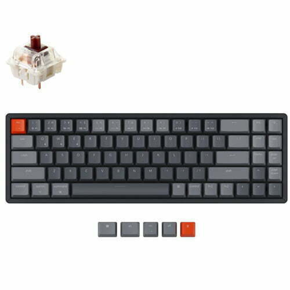 Keychron K14 RGB Backlit Hot-Swappable Bluetooth Wireless Mechanical ...