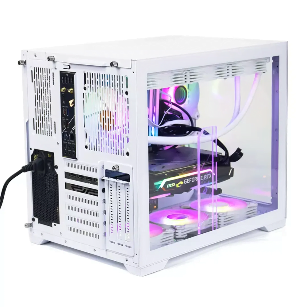 Aigo DarkFlash C305 ATX Tempered Glass White Gaming Case