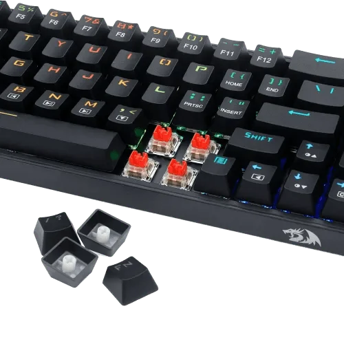 Redragon K631 Castor 65% Wired RGB Gaming Keyboard