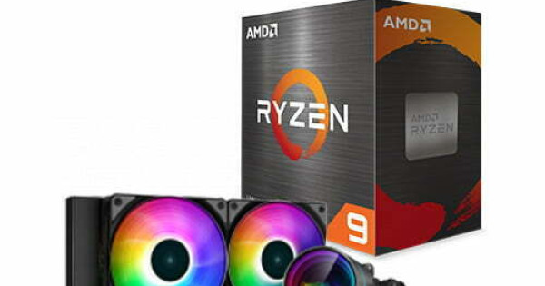 AMD RYZEN 9 5900X PROCESSOR & DEEPCOOL CASTLE 240RGB V2 CPU LIQUID ...