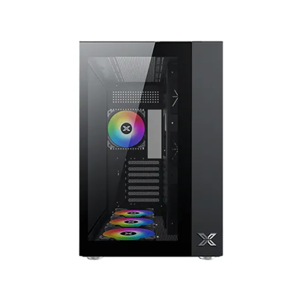 XIGMATEK AQUARIUS PRO TEMPERED GLASS ATX GAMING CASE (BLACK)