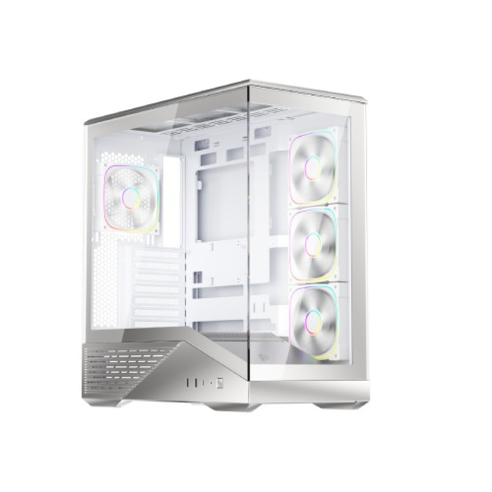 1STPLAYER GM7 ATX Mid Tower Casing Silver Price in Bangladesh