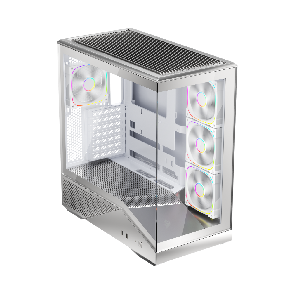 1STPLAYER GM7 ATX Mid Tower Casing Silver Price in Bangladesh