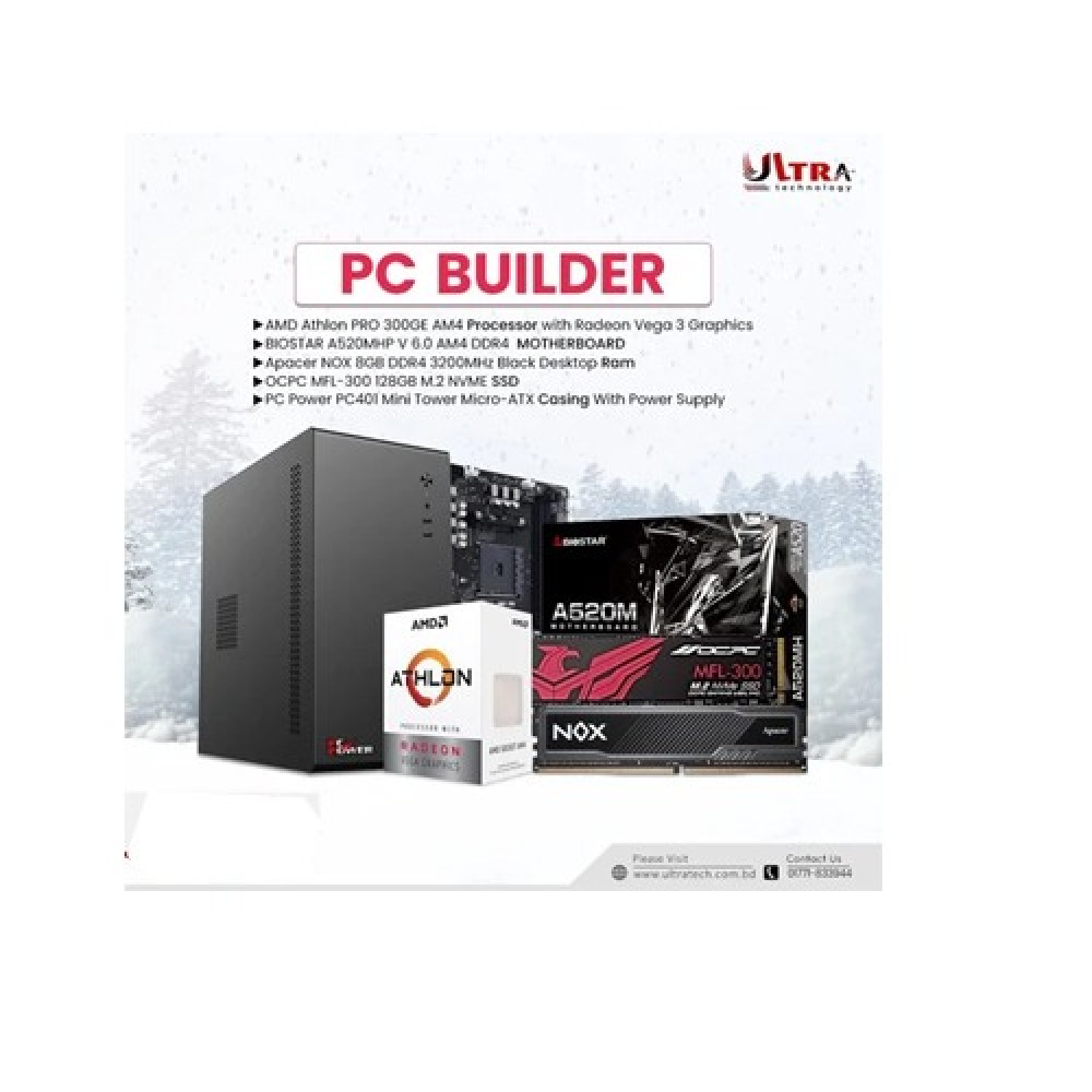 AMD Athlon PRO 300GE AM4 Socket Desktop Processor Price in BD