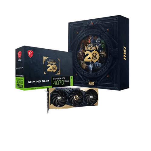 MSI GeForce RTX 4070 SUPER 12G GAMING SLIM World of Warcraft EDITION ...