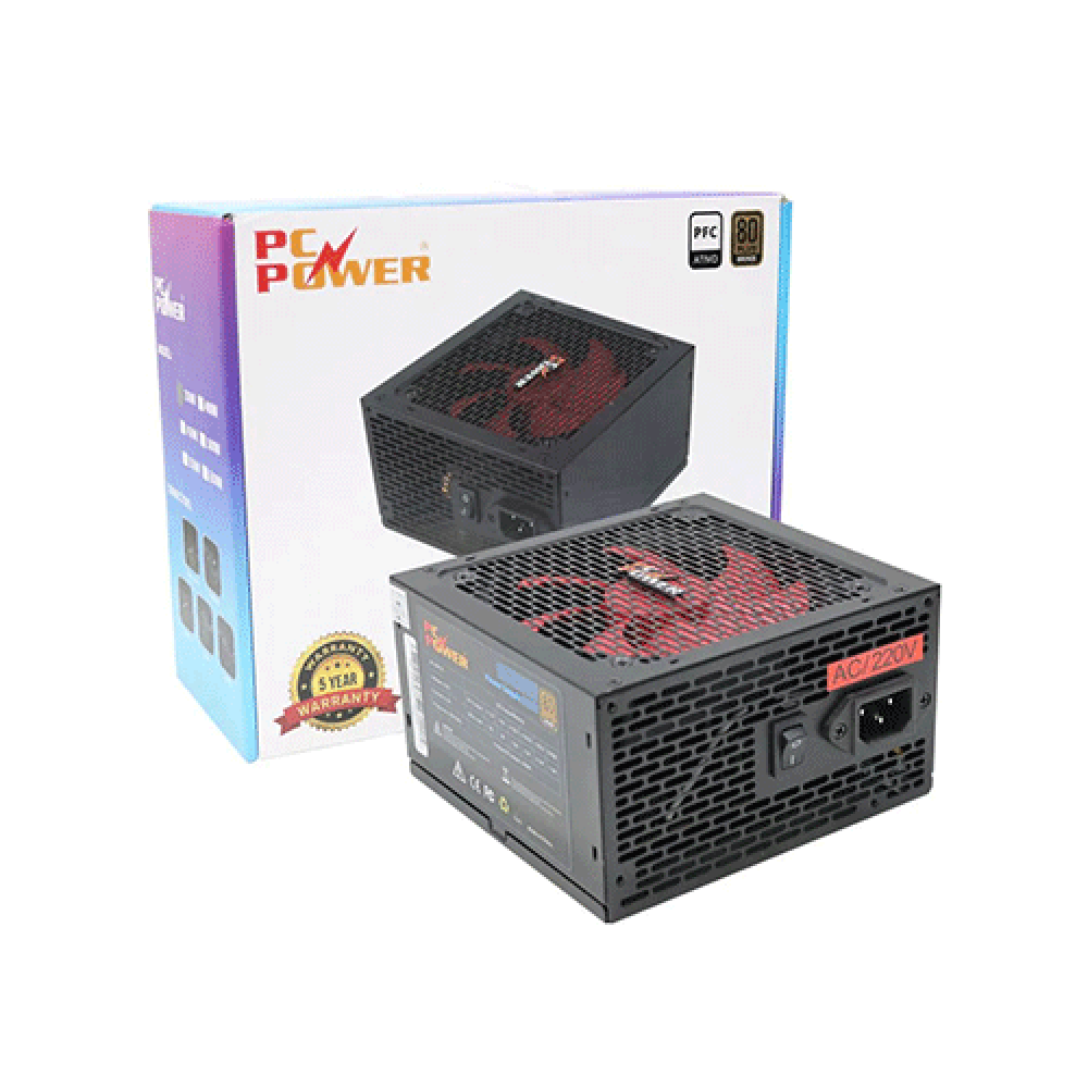PC Power PP-400W 400W Gaming Power Supply Black Price in BD