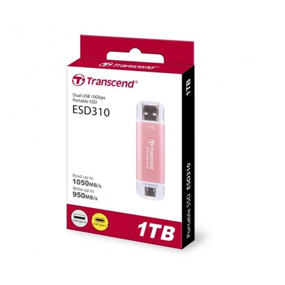 Transcend 1TB ESD310P Type C Portable SSD Pink Price In BD