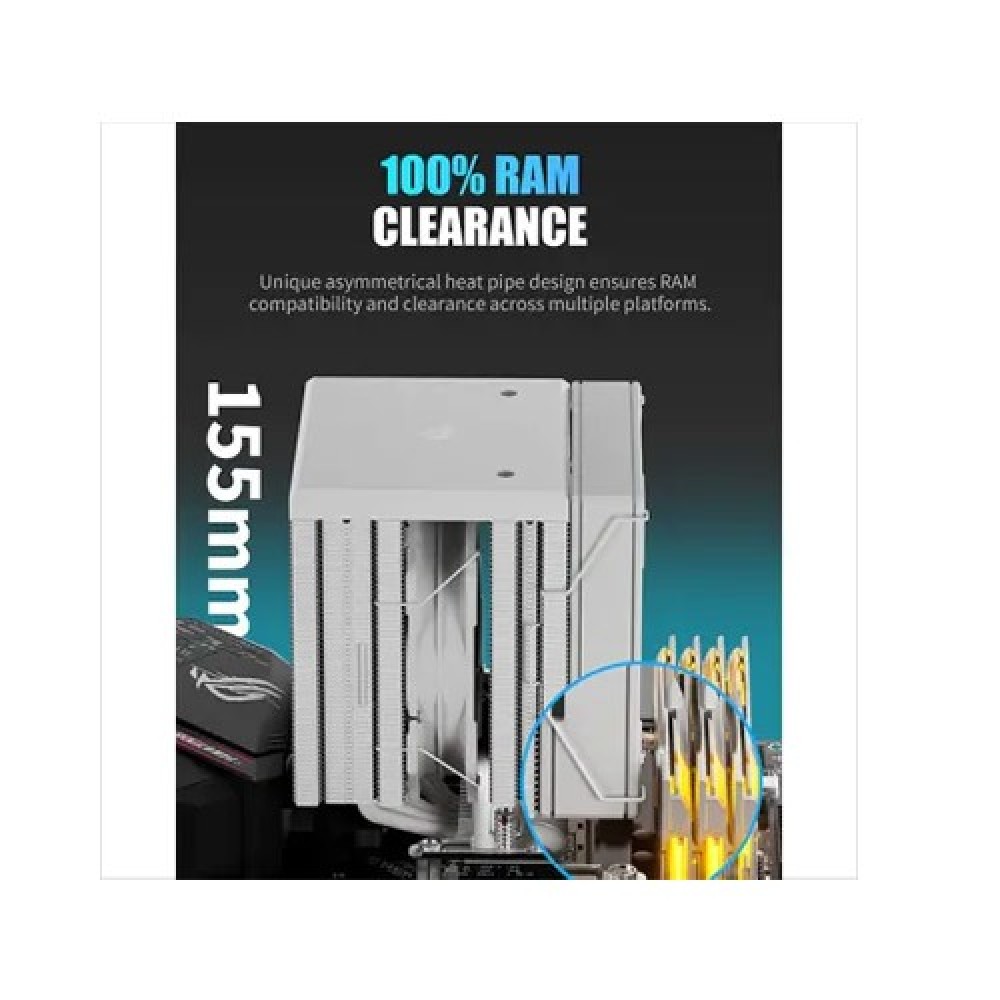 UpHere UE2TC6 ARGB CPU Air Cooler White Price in BD