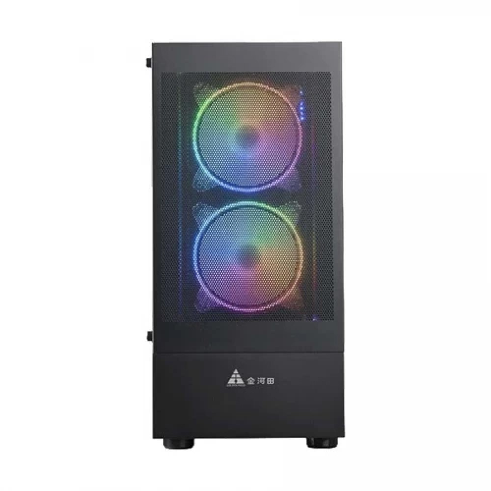 Golden Field N39B Mid Tower Black ATX Gaming Desktop Case with Standard PSU