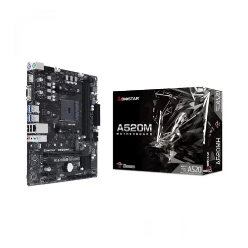 Biostar A520MH DDR4 AMD AM4 Socket Motherboard Price in Bangladesh