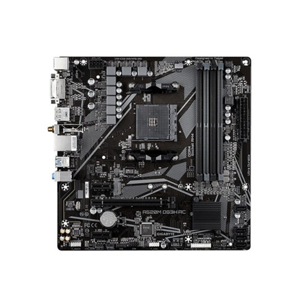 GIGABYTE A520M DS3H AC Ultra Durable AM4 Micro-ATX Motherboard price in bd
