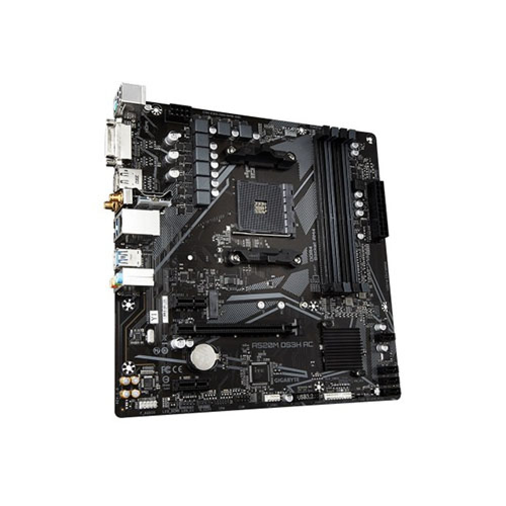 GIGABYTE A520M DS3H AC Ultra Durable AM4 Micro-ATX Motherboard price in bd