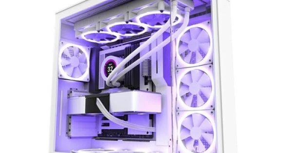 NZXT H9 Flow Dual-Chamber Casing White
