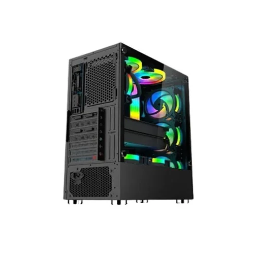 Aptech Ap-8308b Argb Gaming Case (Black) Price In Bd