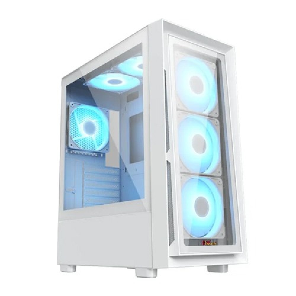 PC Power PP-GS2404V3 WH Crystal Glass V3 ATX Casing Price in BD