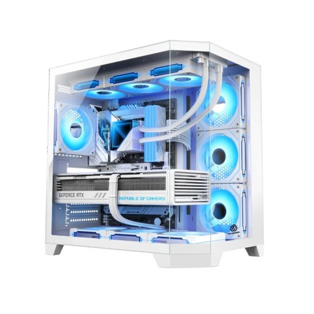 Revenger Air Box 7 ARGB White Case | Best Price in BD