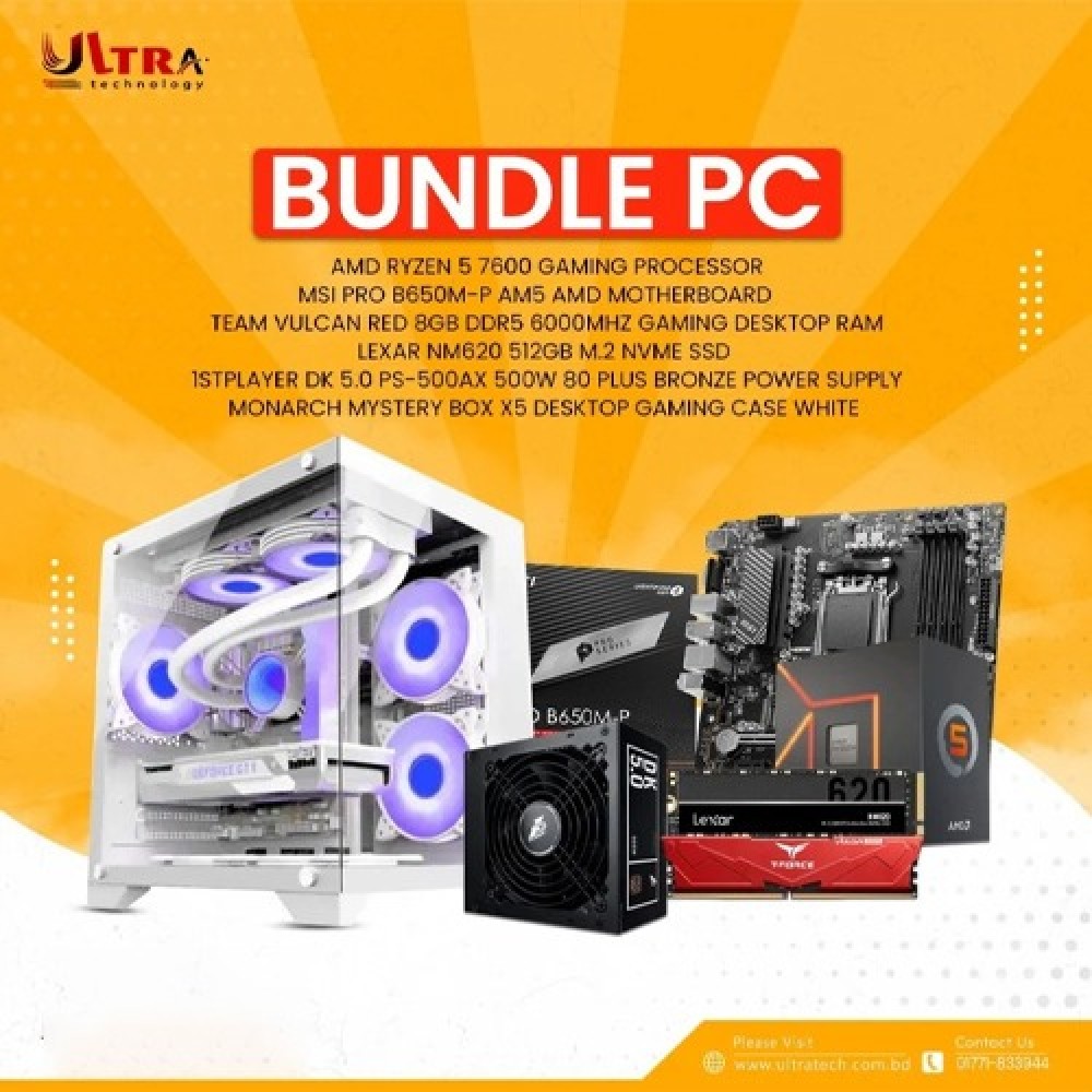 PC Deal with AMD Ryzen 5 7600 – Ultimate Gaming Build at Ultratech